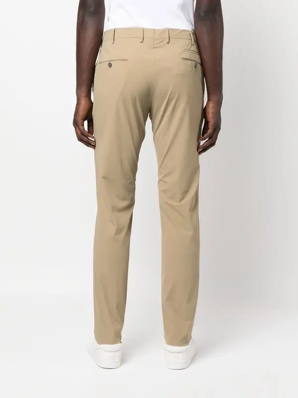 PT TORINO Pressed-crease Tailored Trousers - Neutrals