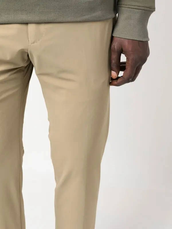PT TORINO Pressed-crease Tailored Trousers - Neutrals
