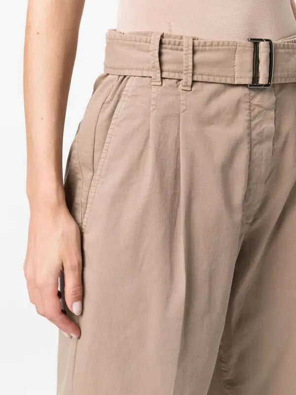 Brunello Cucinelli Belted Straight-leg Chinos