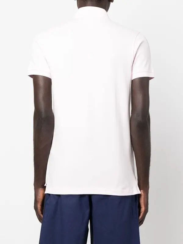 Tommy Hilfiger Embroidered-logo Polo Shirt - Pink