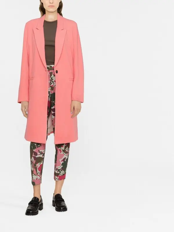 FORTE_FORTE Single-breasted Wool-cashmere Coat