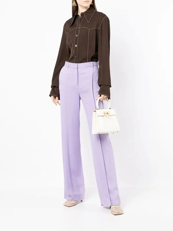 FERRAGAMO Small Iconic Top Handle Bag - White