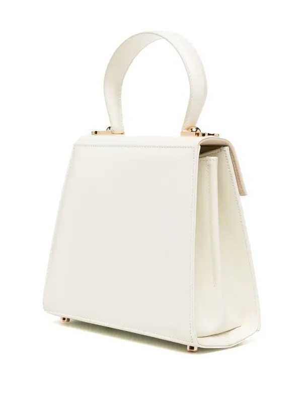 FERRAGAMO Small Iconic Top Handle Bag - White