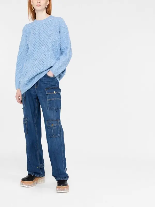 Stella McCartney Aran-knit Oversized Jumper