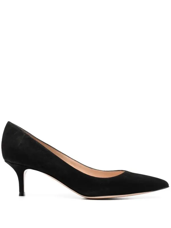 GIANVITO ROSSI 55mm Suede Pumps - Black