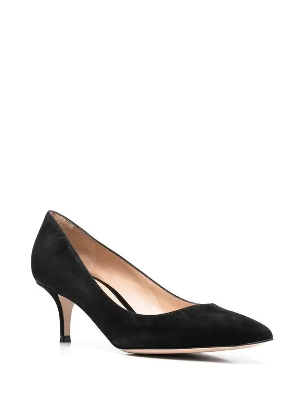GIANVITO ROSSI 55mm Suede Pumps - Black