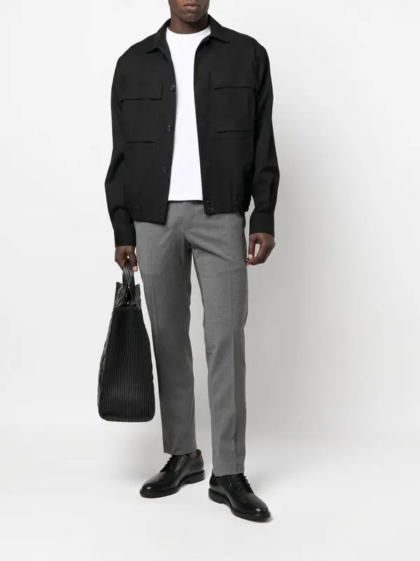PT TORINO Pressed-crease Trousers - Grey
