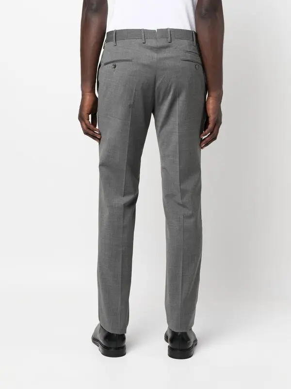PT TORINO Pressed-crease Trousers - Grey