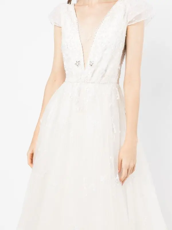 Jenny Packham Charm Sequin-embellished Gown