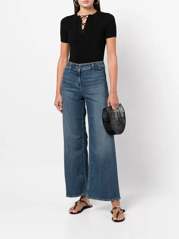 NILI LOTAN Megan Flared Jeans