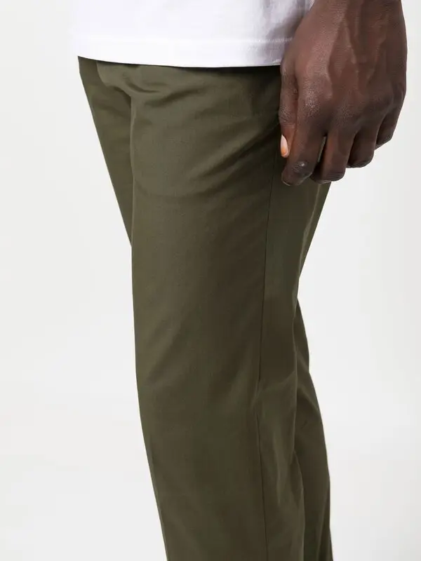 PT TORINO Straight-leg Tailored Trousers - Green