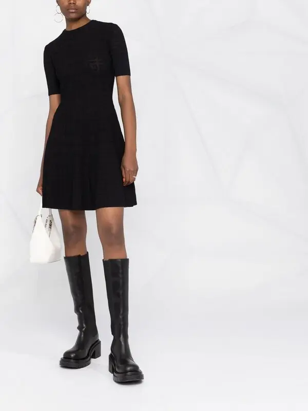 Givenchy 4g Jacquard A-line Dress