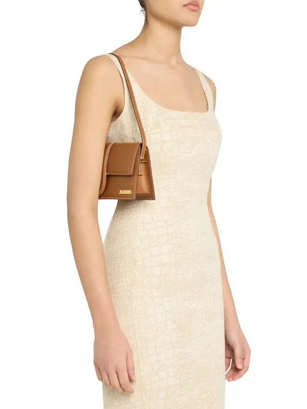 Jacquemus Le Bambino Long Leather Top Handle Bag