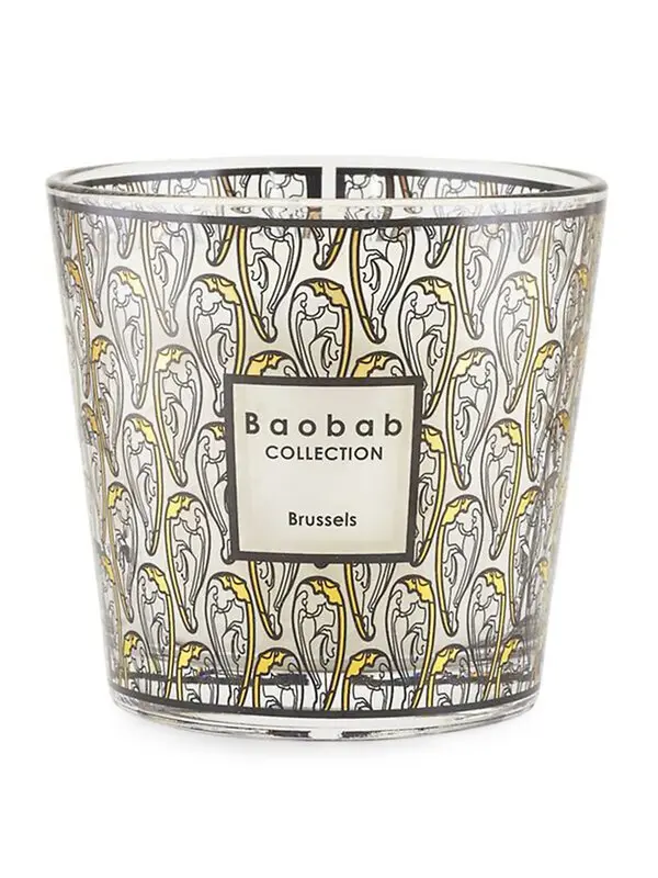 BAOBAB My First Brussels Candle - White Silver
