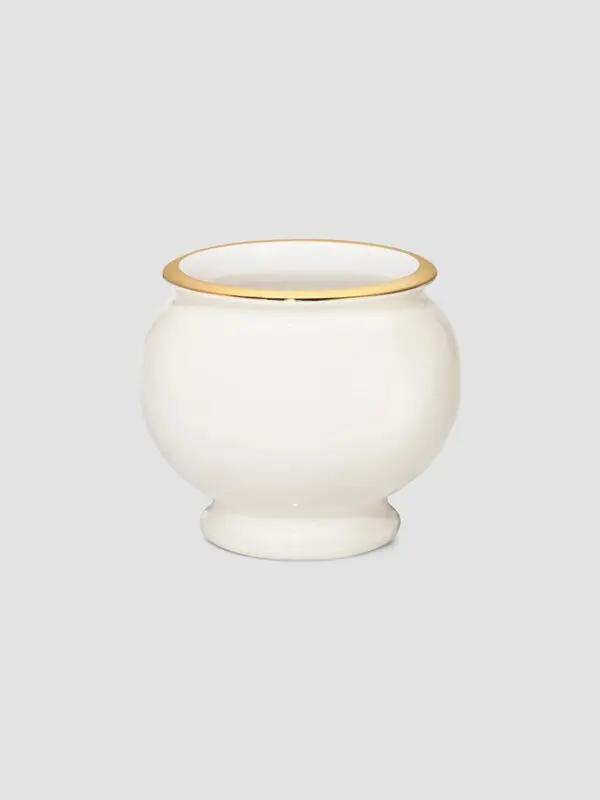 Aerin Introduction Siena Cachepot - Cream