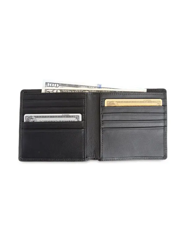 ROYCE NEW YORK Executive Bi-fold Wallet - Black