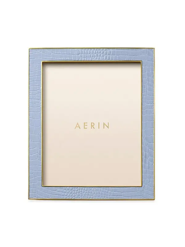 Aerin Classic Croc Leather Frame