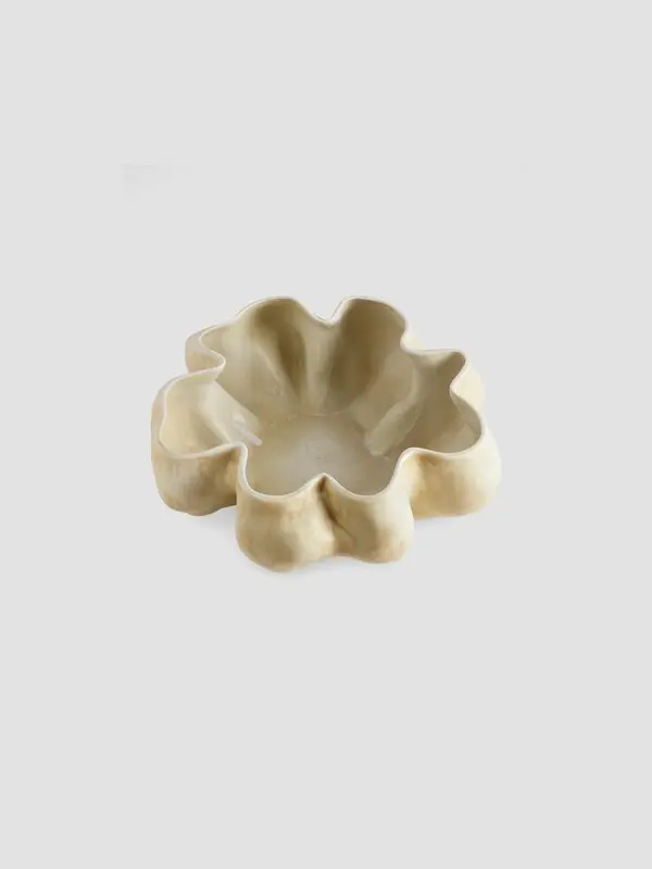L'Objet Timna Porcelain Bowl - Latte