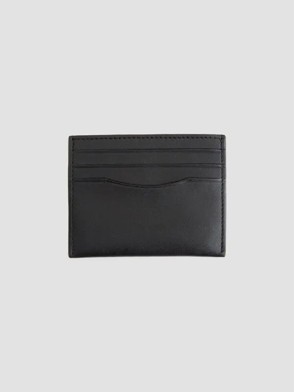 ROYCE NEW YORK Rfid-blocking Leather Cardholder - Black
