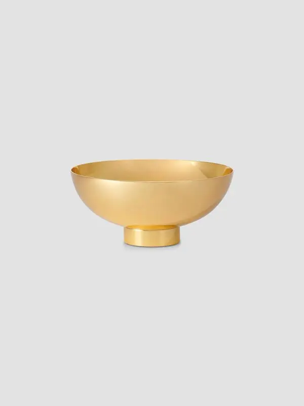 Aerin Small Sintra Stainless Steel Footed Bowl