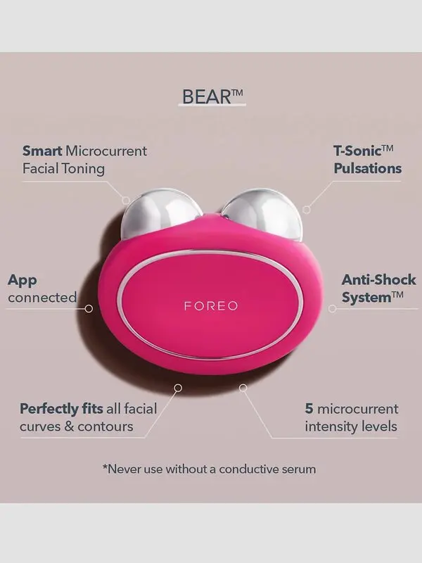 Foreo Bear Smart Microcurrent Facial Toning Device - One-color