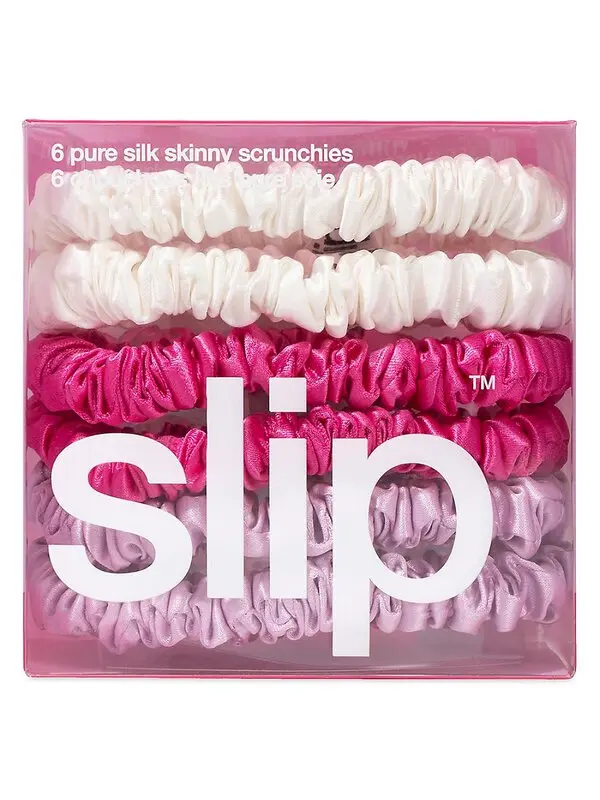 Slip 6-pack Pure Silk Skinny Scrunchies