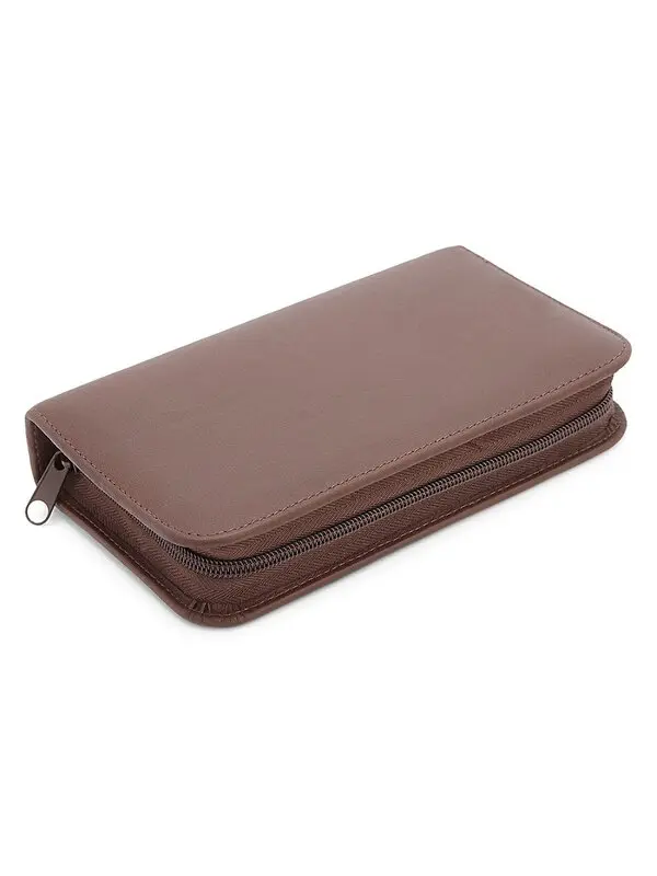 ROYCE NEW YORK Travel Grooming Necessities Kit - Tan