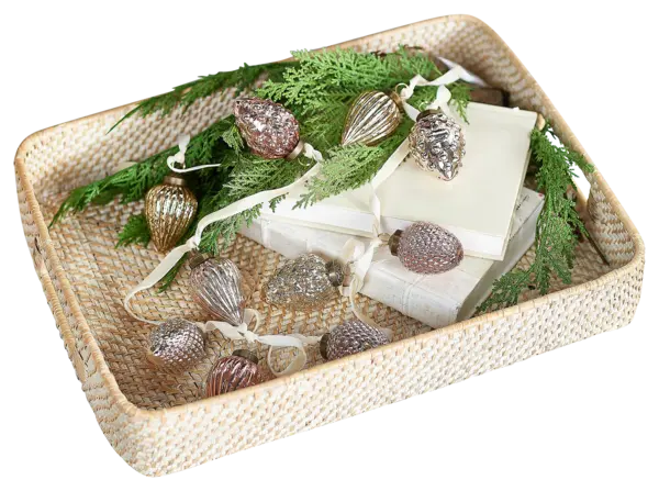 LAUREN MCBRIDE - Glass Decorative Ornament Garland By Laurenmcbride