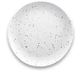 TARHONG Melamine Terrazzo-look Set Of 6 Dinner Lates - One-color
