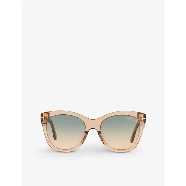 TOM FORD Cat-eye Acetate Sunglasses - Brown