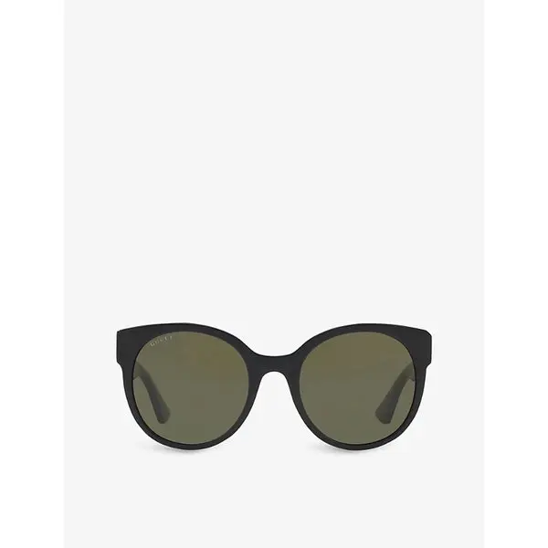 Gucci Gg0035sn Round-frame Sunglasses - Black