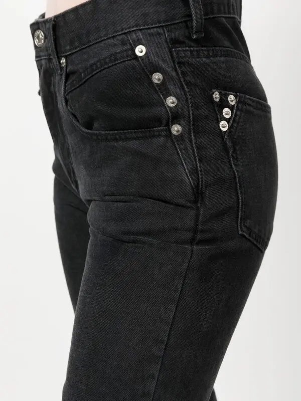 MARANT ETOILE Vendelia Straight-leg Jeans - Black