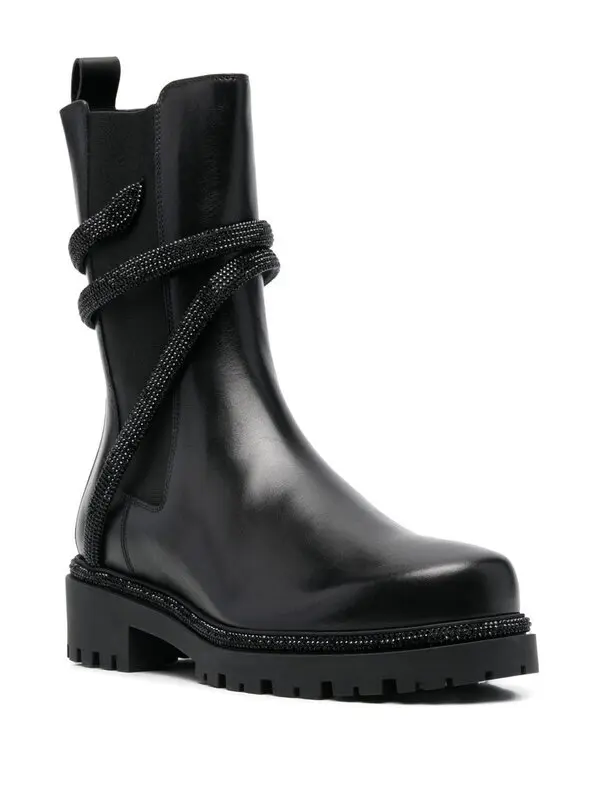 Rene Caovilla Leather Boots