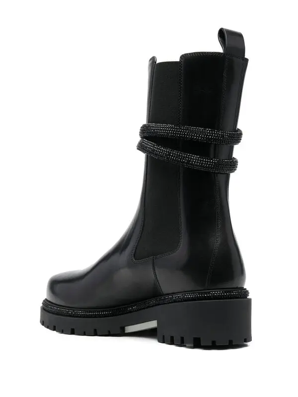 Rene Caovilla Leather Boots