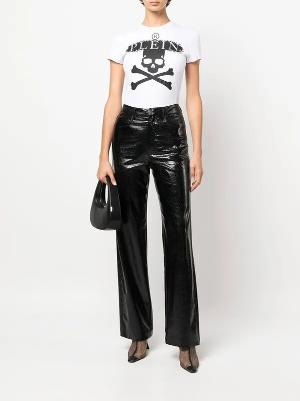 Philipp Plein Skull-print Cotton T-shirt - White