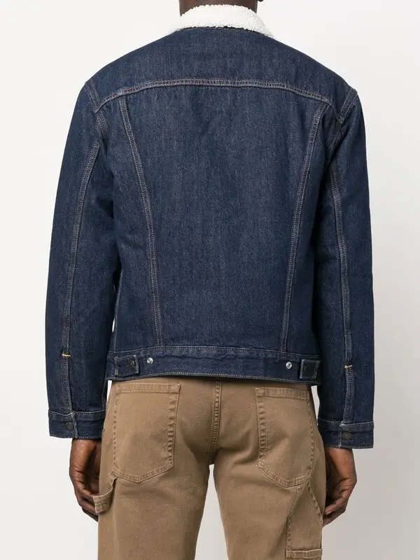 LEVI'S Shearling-lined Denim Jacket - Blue