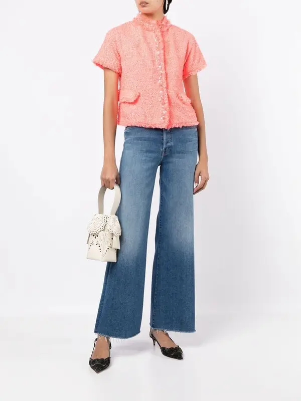 Shiatzy Chen Bead-embellished Tweed Jacket