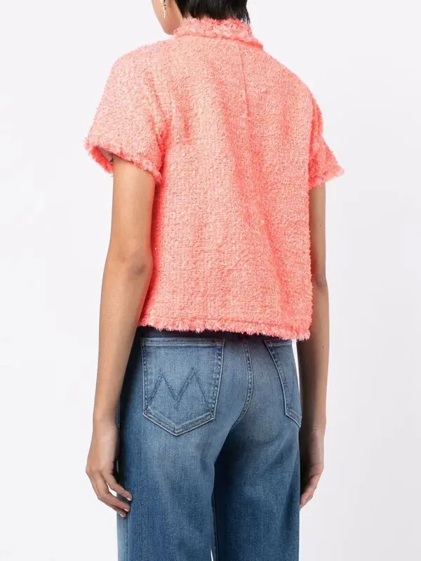 Shiatzy Chen Bead-embellished Tweed Jacket