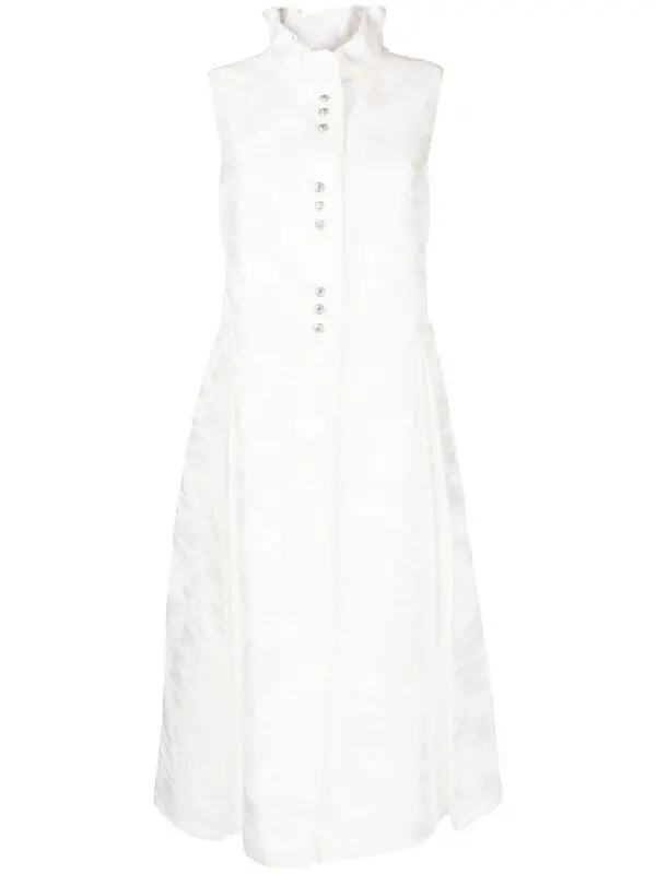 Shiatzy Chen Crystal-embellished Button-detail Blouse