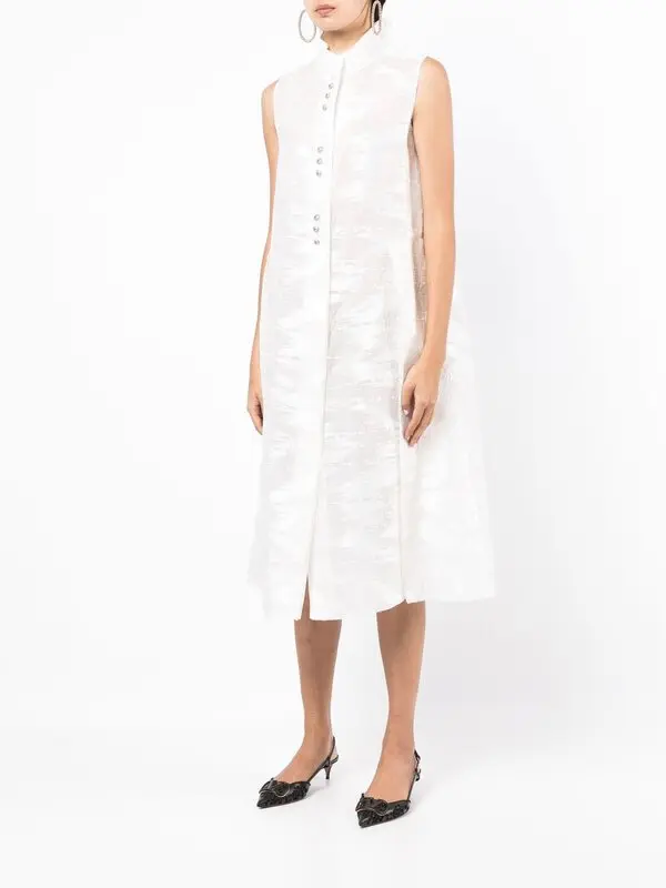 Shiatzy Chen Crystal-embellished Button-detail Blouse