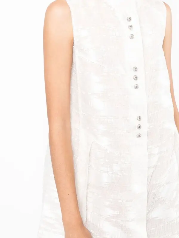 Shiatzy Chen Crystal-embellished Button-detail Blouse