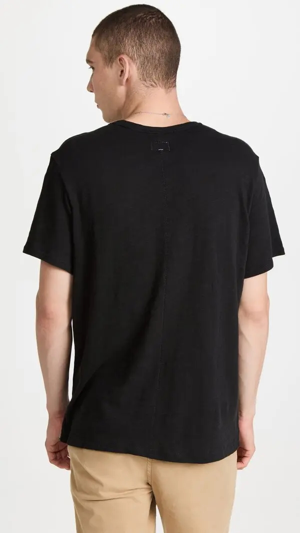 Rag & Bone Classic Flame Tee - Jet Black