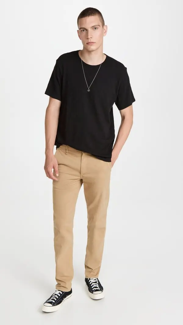 Rag & Bone Classic Flame Tee - Jet Black