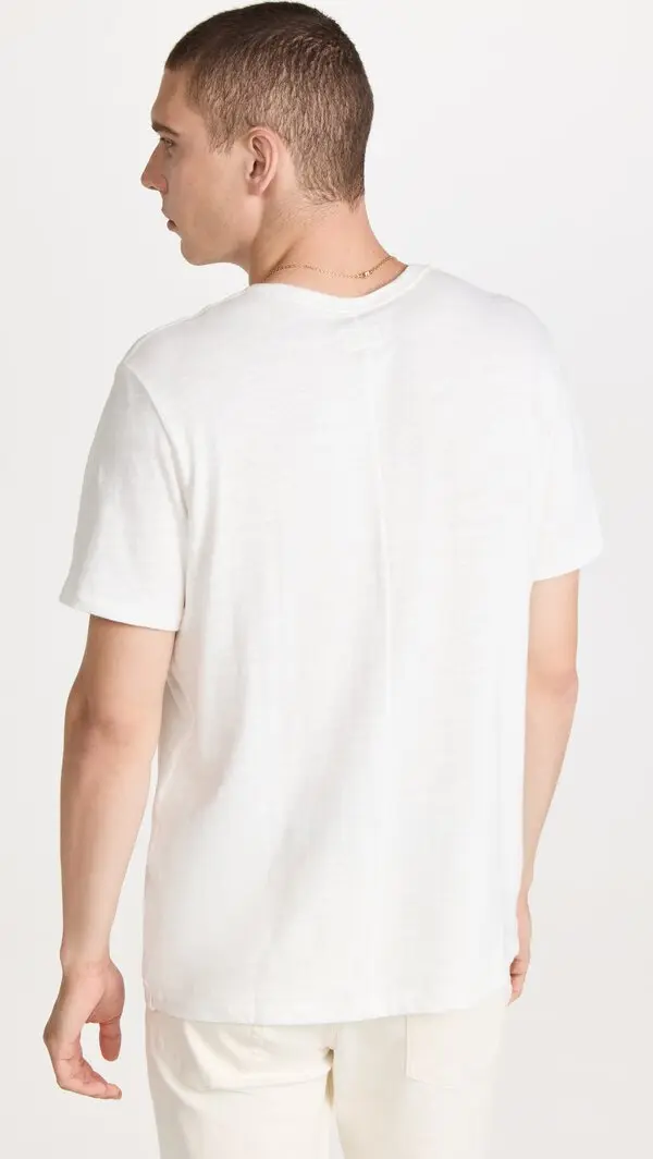 Rag & Bone Classic Flame Tee - White