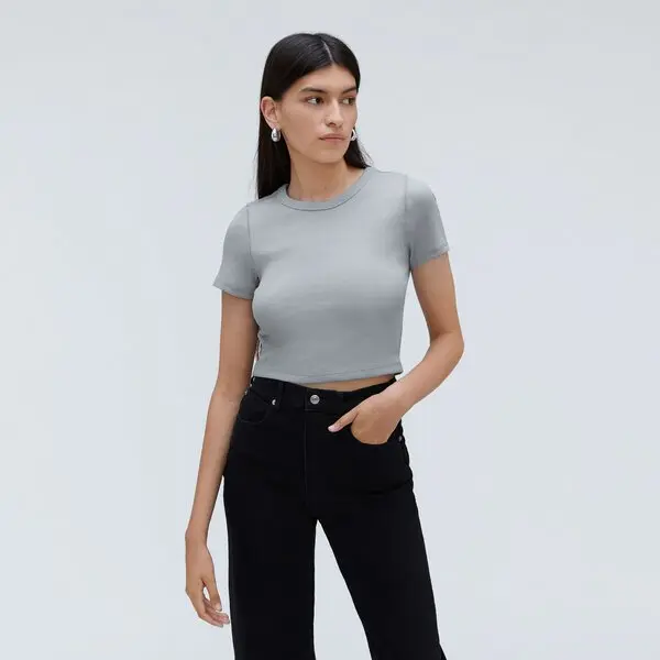 Everlane 90s Ribbed T-shirt - Sky