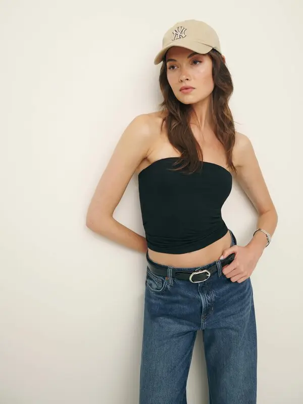 REFORMATION Seren Knit Tube Top