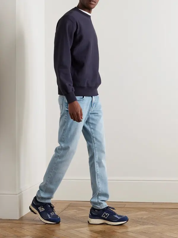 FRAME L'homme Slim-fit Stretch-denim Jeans - Blue