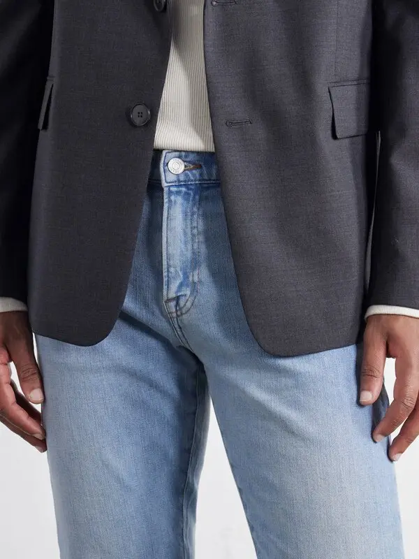 FRAME L'homme Slim-fit Stretch-denim Jeans