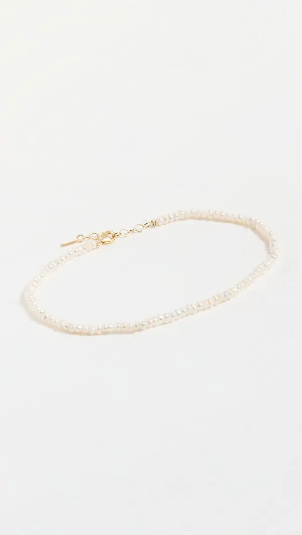 ADINA EDEN Pearl Anklet