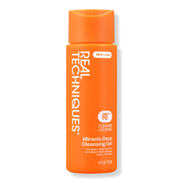 REAL TECHNIQUES Miracle Deep Brush + Sponge Cleansing Gel - One-color